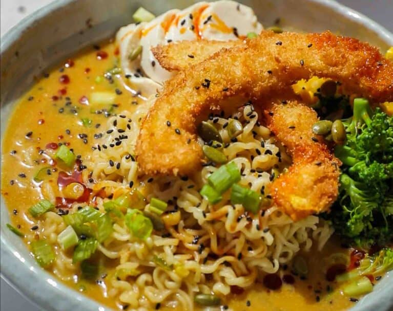 Easy Creamy And Spicy Pumpkin Ramen Recipe (Vegan). - The Korean Vegan