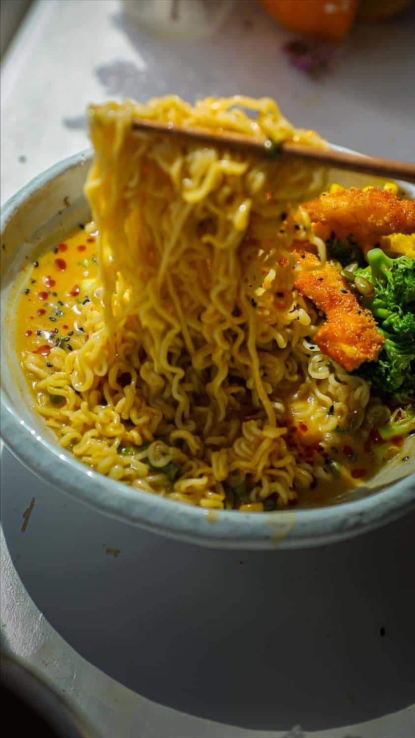 Easy Creamy And Spicy Pumpkin Ramen Recipe (Vegan). - The Korean Vegan